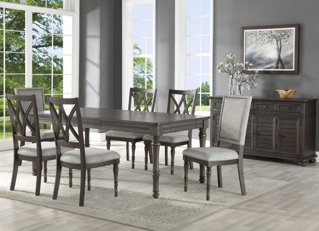 Linnett 7 Piece Dining Room Set | Gonzalez Furniture