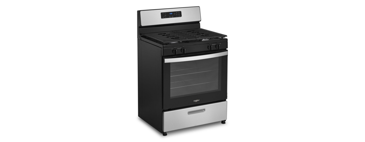 5.1 Cu. Ft. Freestanding Gas Range with Broiler Drawer | Gonzalez Furniture