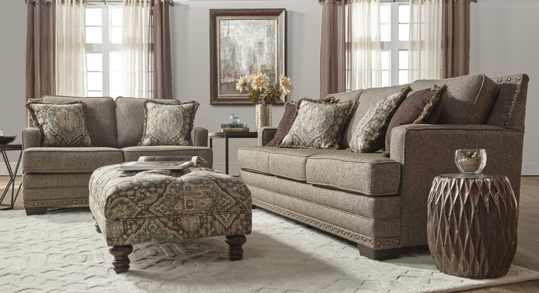 Mal Can Buckhorn 2 Piece Living Room Set | Gonzalez Furniture